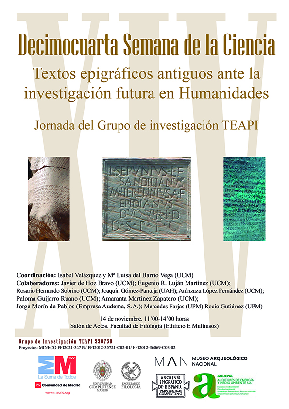 Actividades Semana de la Ciencia Grupo TEAPI | Sociedad Española de ...